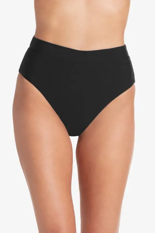 Helen Jon Soft Band High Waisted Bottom - Black