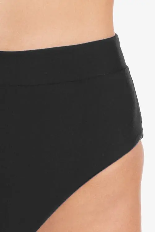 Helen Jon Soft Band High Waisted Bottom - Black