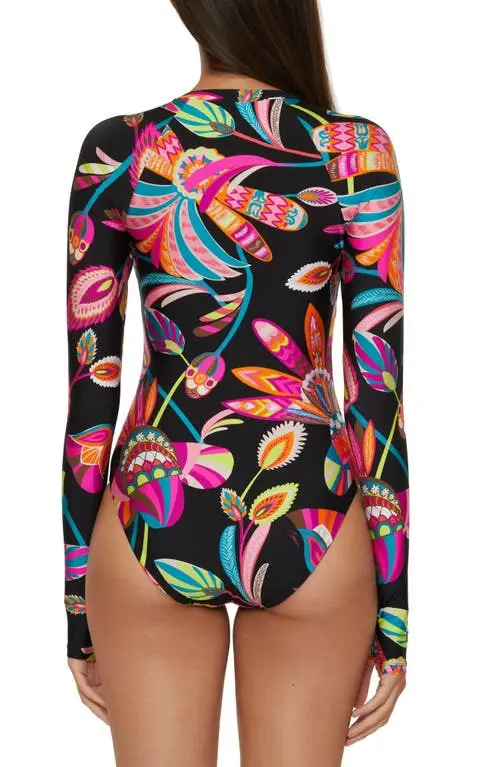 Trina Turk Luminary Long-sleeve Rashguard