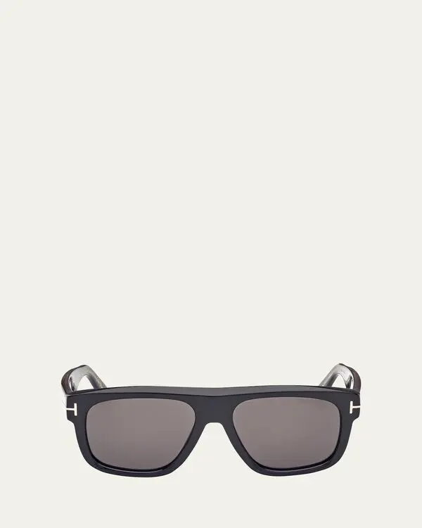 TOM FORD Icon Aviator Sunglasses - Sblk/smk