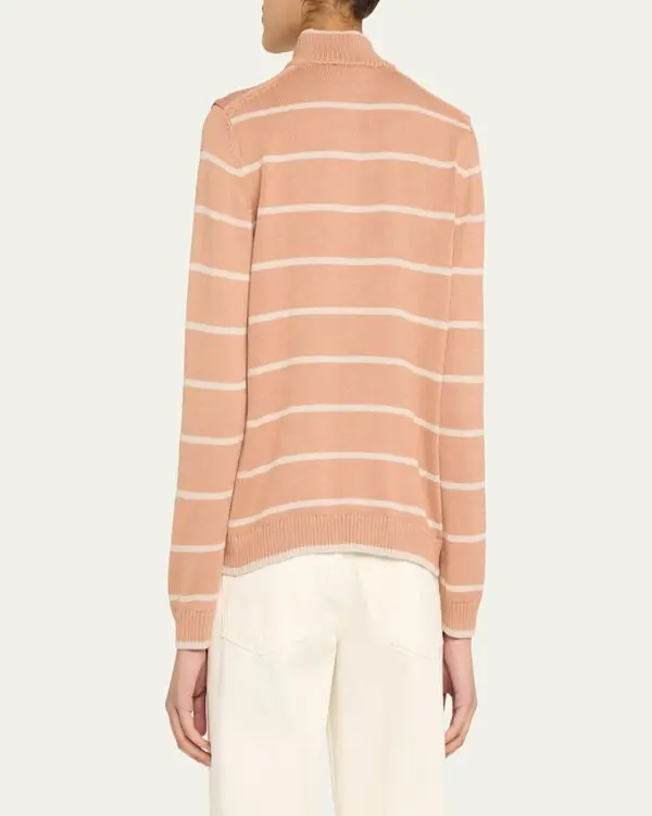Lafayette 148 New York Striped Knit Jacket