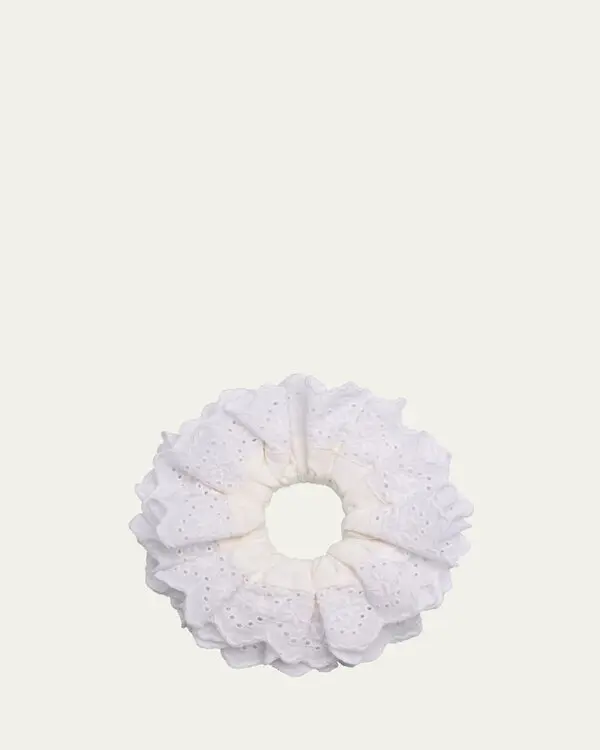 Good Squish Baby Blumberg Scrunchie - White | Editorialist