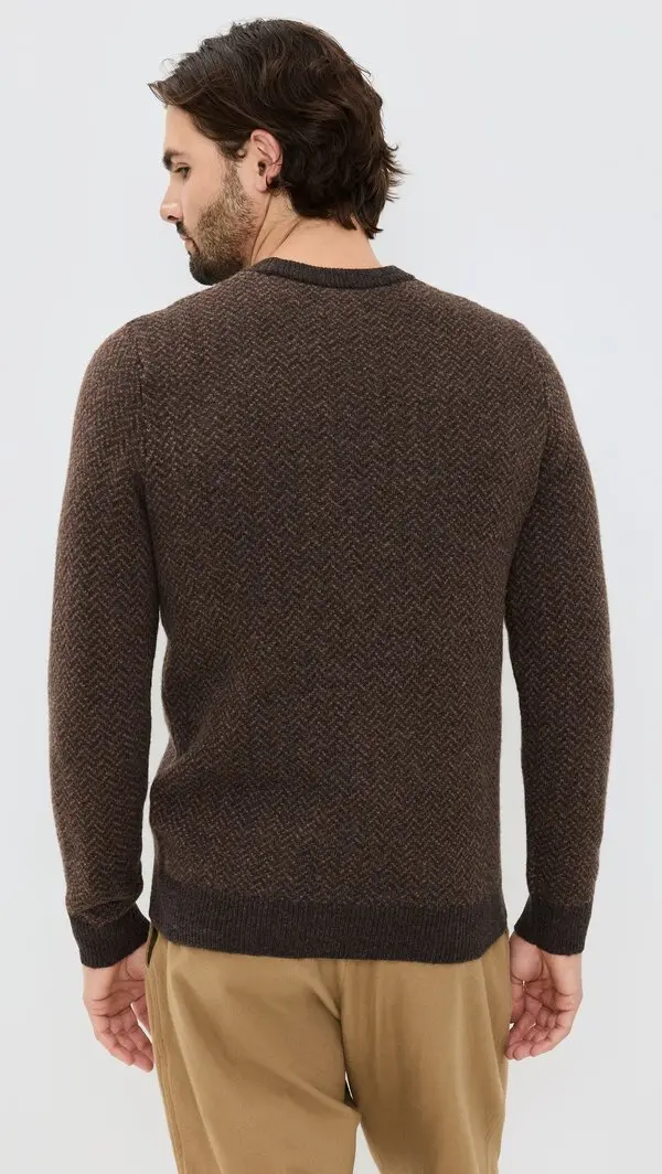 Taylor Stitch Eddy Herringbone Crewneck Sweater