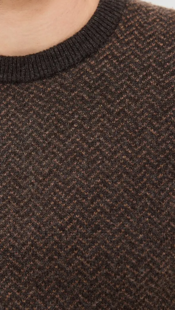 Taylor Stitch Eddy Herringbone Crewneck Sweater