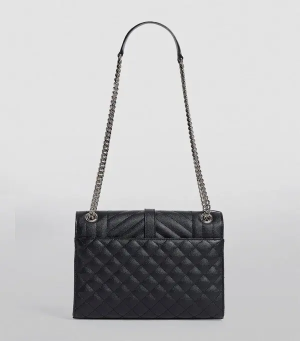 Saint Laurent Medium Envelope Matelassé Shoulder Bag