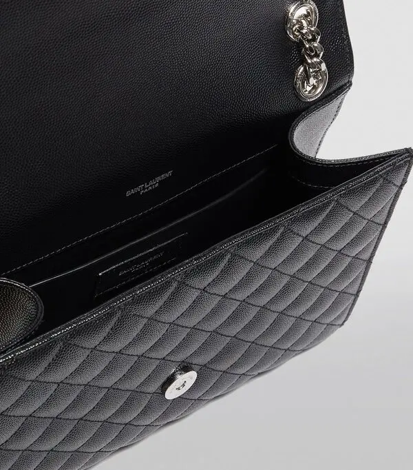 Saint Laurent Medium Envelope Matelassé Shoulder Bag