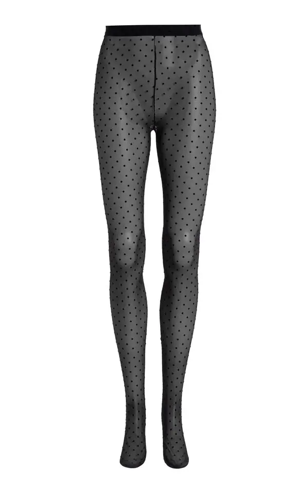 Wardrobe.NYC Polka Dot Tight - Black