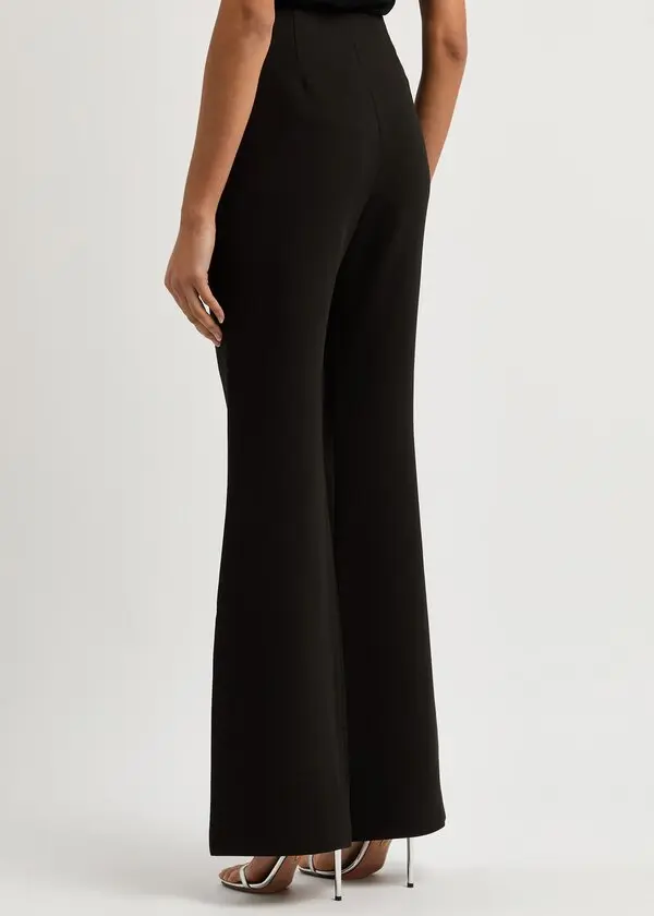 Roland Mouret Flared-leg Crepe Trousers