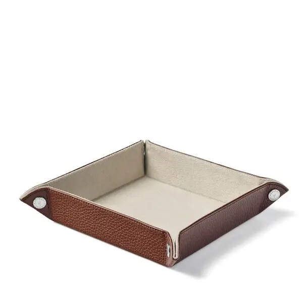 ASPINAL OF LONDON Mini Tidy Tray - Brown