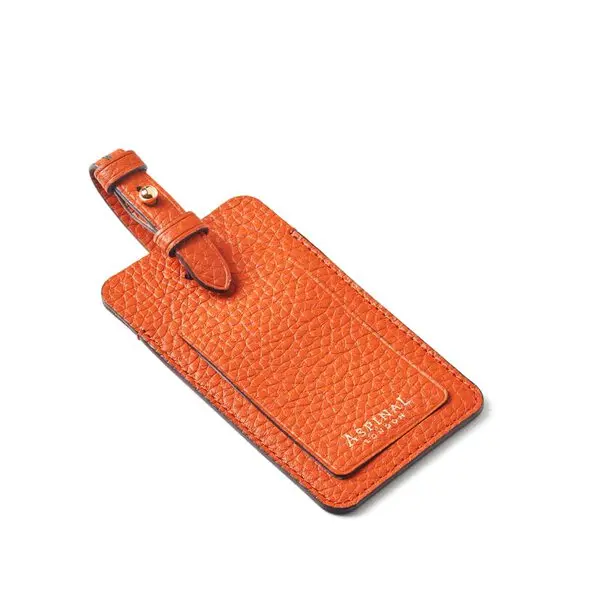 ASPINAL OF LONDON Luggage Tag - Orange
