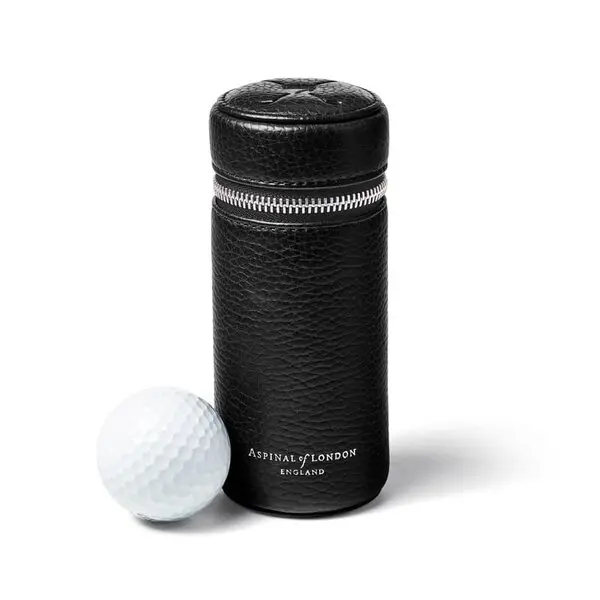 ASPINAL OF LONDON Golf Set Collection In Pebble - Black