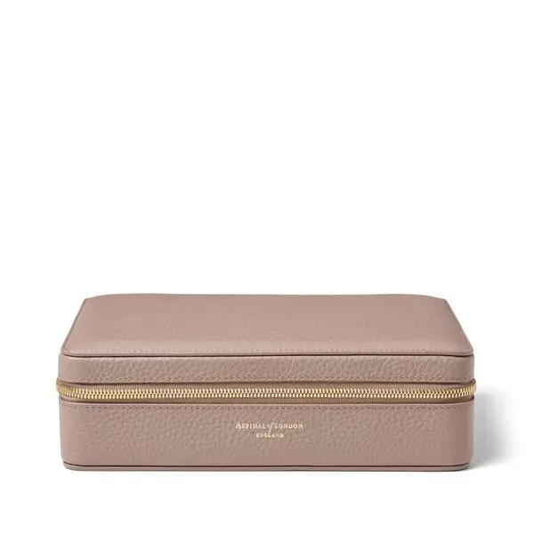 ASPINAL OF LONDON Large Travel Jewellery Case - Neutral