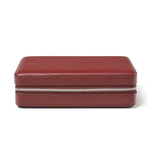 ASPINAL OF LONDON Large Travel Jewellery Case - Red