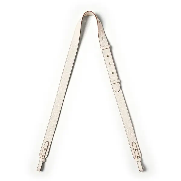 ASPINAL OF LONDON Ella Bag Strap In Pebble - Ivory