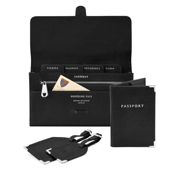 ASPINAL OF LONDON Travel Collection - Black