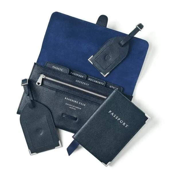 ASPINAL OF LONDON Travel Collection - Blue