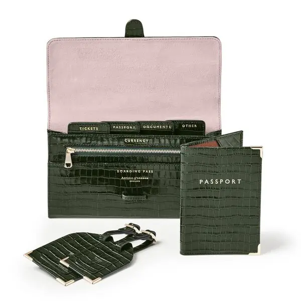 ASPINAL OF LONDON Travel Collection - Green