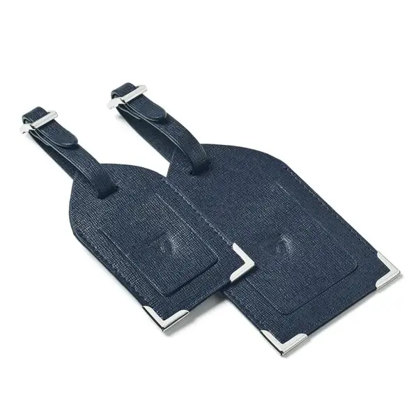 ASPINAL OF LONDON Set Of Luggage Tags - Navy