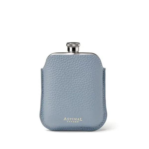 ASPINAL OF LONDON Hip Flask With Pouch - Blue