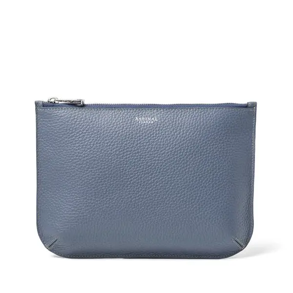 ASPINAL OF LONDON Ella Pouch - Blue