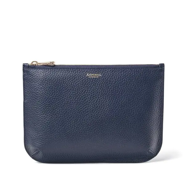 ASPINAL OF LONDON Ella Pouch - Blue