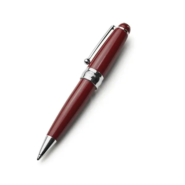 Aspinal Of London Baby Ballpoint Pen In Enamel Silver Plated