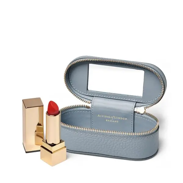 ASPINAL OF LONDON Purse Tidy All In Deep Shine Ever Croc - Blue