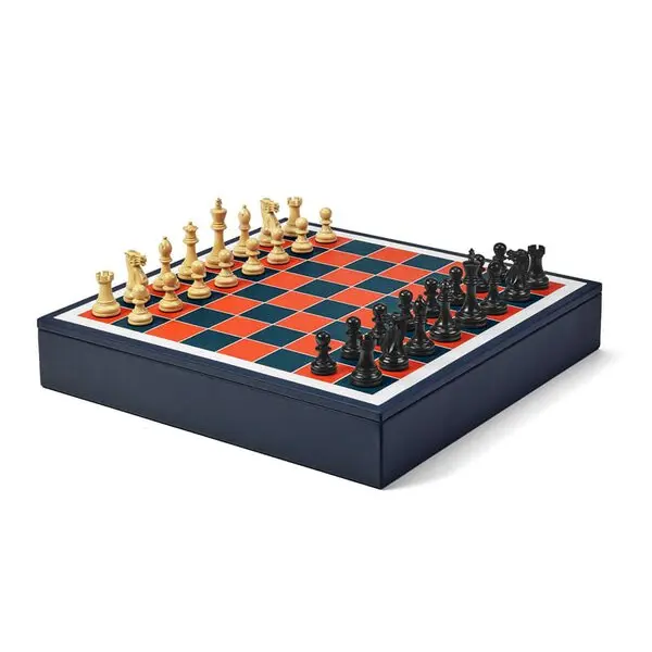 ASPINAL OF LONDON Chess Set - Red