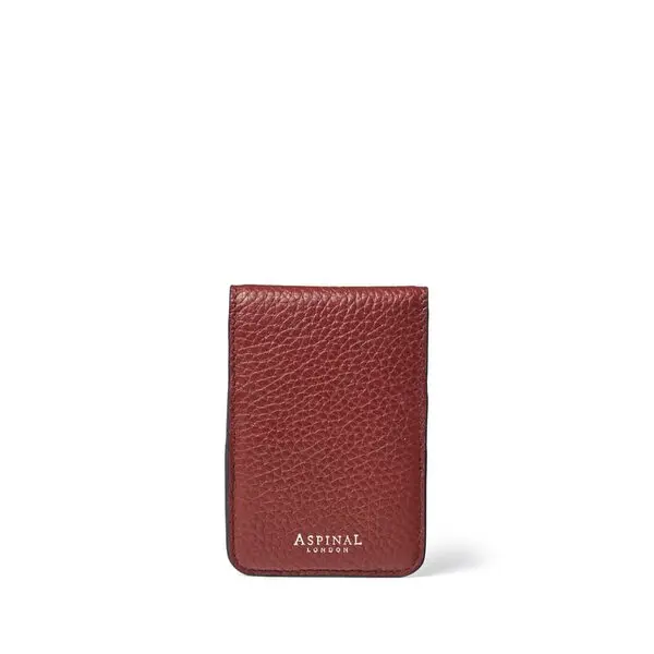 ASPINAL OF LONDON Manicure Set In Navy Pebble - Red
