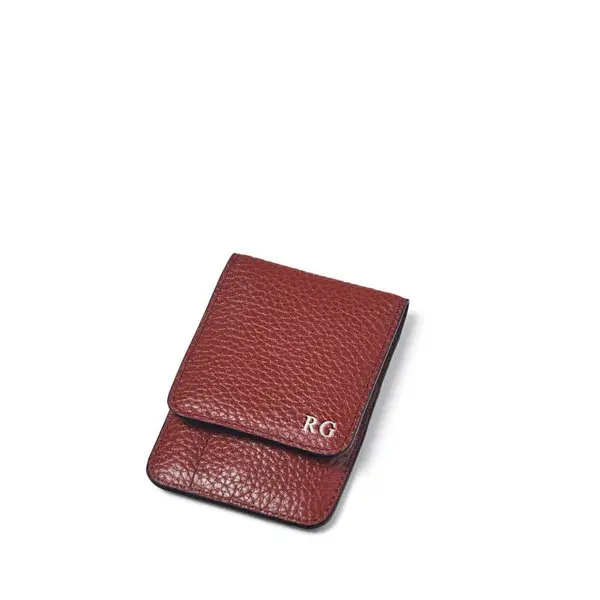 ASPINAL OF LONDON Manicure Set In Navy Pebble - Red