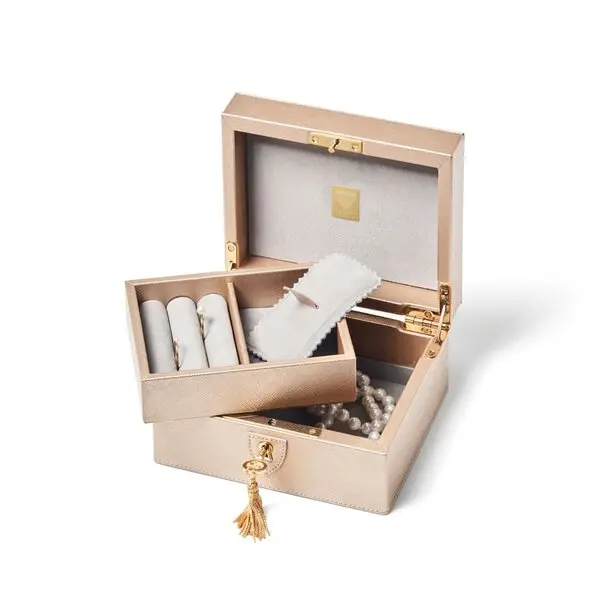 ASPINAL OF LONDON Bijou Jewellery Box In Pebble
