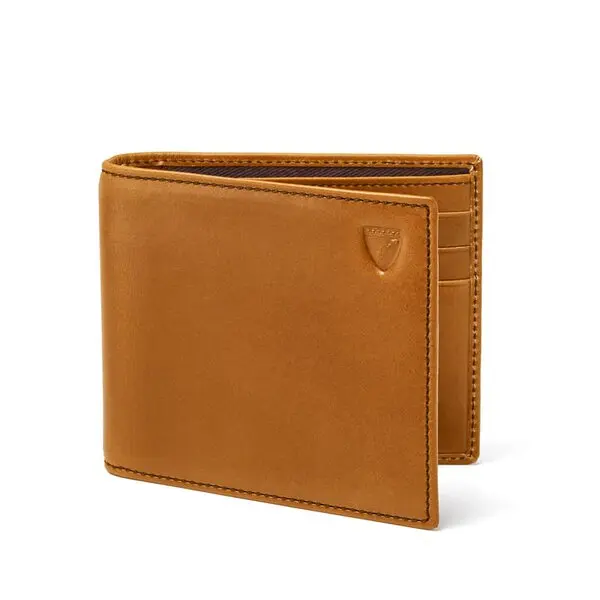 ASPINAL OF LONDON Billfold Rfid Wallet In Saffiano - Tan