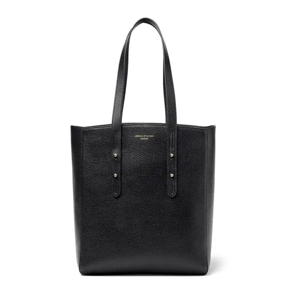 ASPINAL OF LONDON Essential Pebble Leather Tote - Black