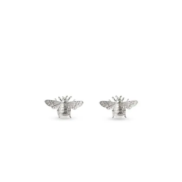 ASPINAL OF LONDON Bee Stud Earrings In Sterling - Silver