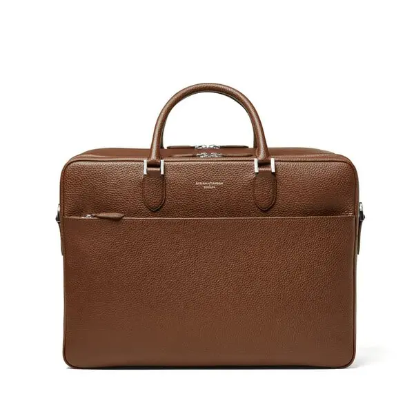 ASPINAL OF LONDON 48 Hour Mount Street Travel Bag - Brown