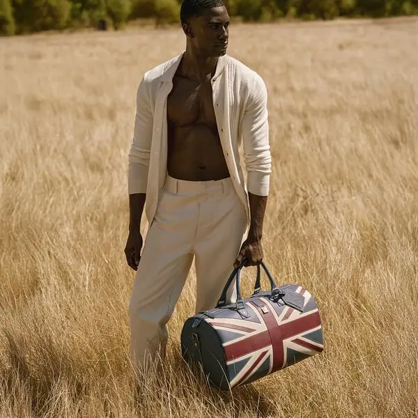 ASPINAL OF LONDON Brit Duffle Travel Bag