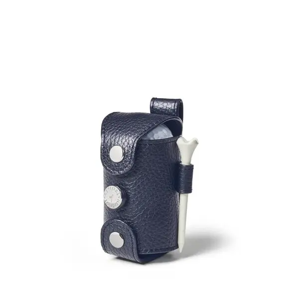 ASPINAL OF LONDON Golf Tidy In Navy Pebble - Blue