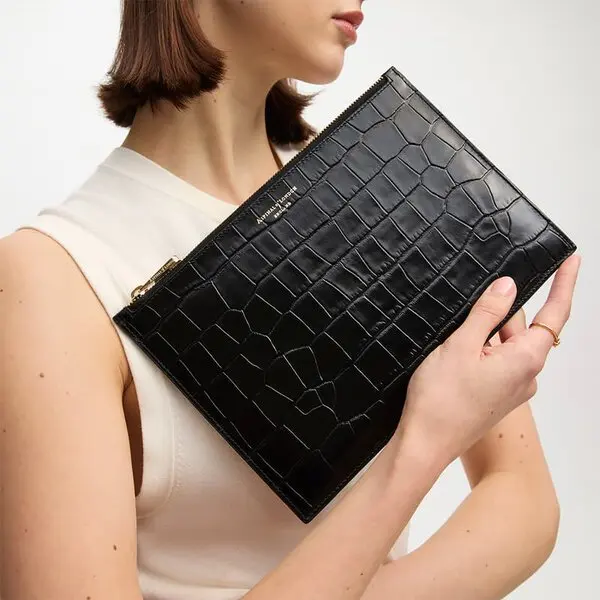 ASPINAL OF LONDON Essential Flat Pouch