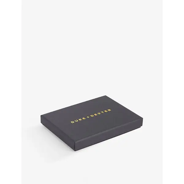 DUKE + DEXTER Cherry Printed Leather Card Holder - Multi