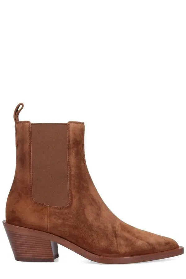 GIANVITO ROSSI Wylie Pointed Toe Ankle Boots