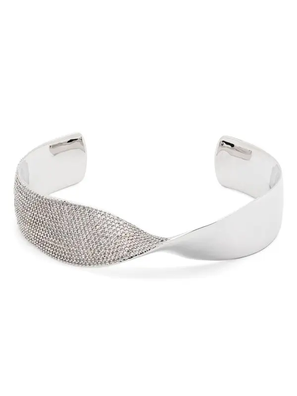 Eddie Borgo Pavé Torque Collar - Silver