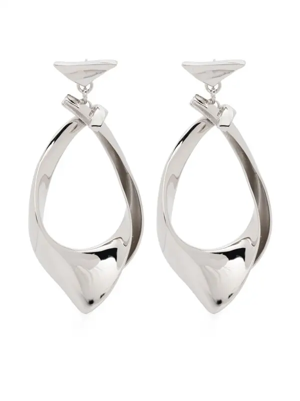 Eddie Borgo Kerchief Earrings - Silver
