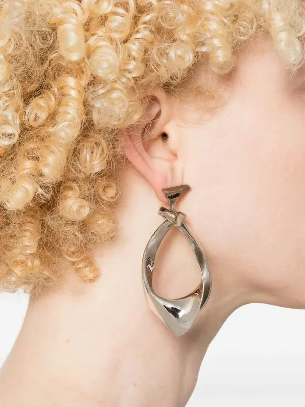 Eddie Borgo Kerchief Earrings - Silver