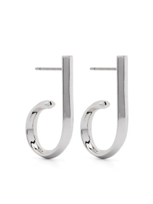 Eddie Borgo Curled Earrings - Silver