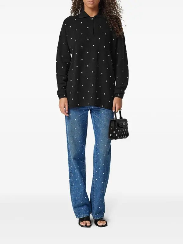 Versace Cielo Stellato Polo Sweater