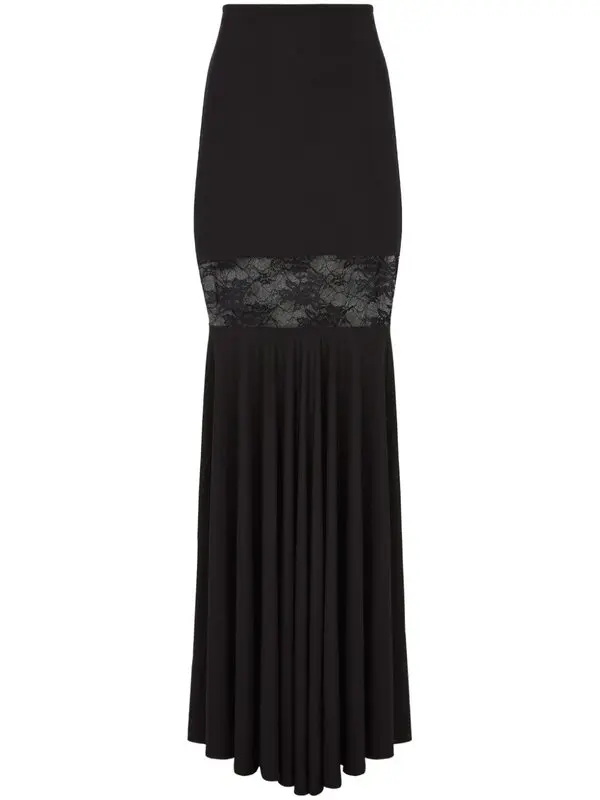 Nina Ricci Lace-panel Maxi Skirt