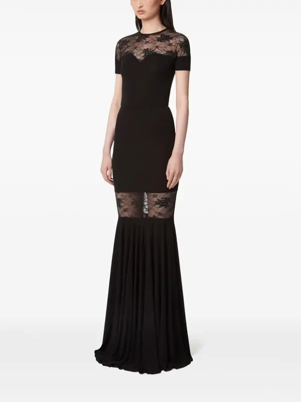 Nina Ricci Lace-panel Maxi Skirt