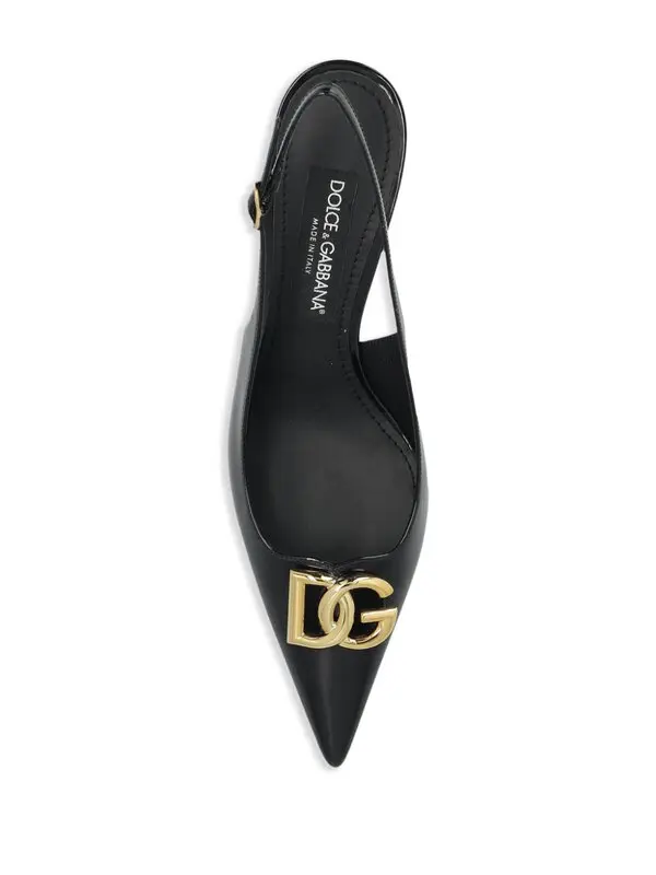 Dolce & Gabbana Dg-logo Slingback Pumps