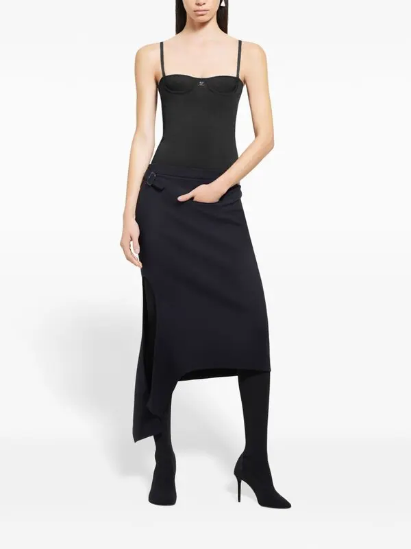 COURREGES Slash Midi Skirt