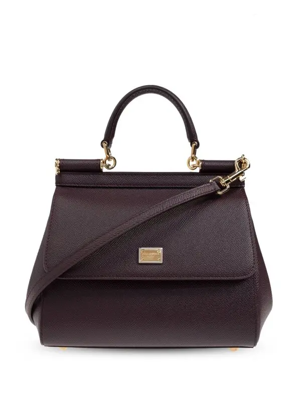 Dolce & Gabbana Small Sicily Tote Bag - Red